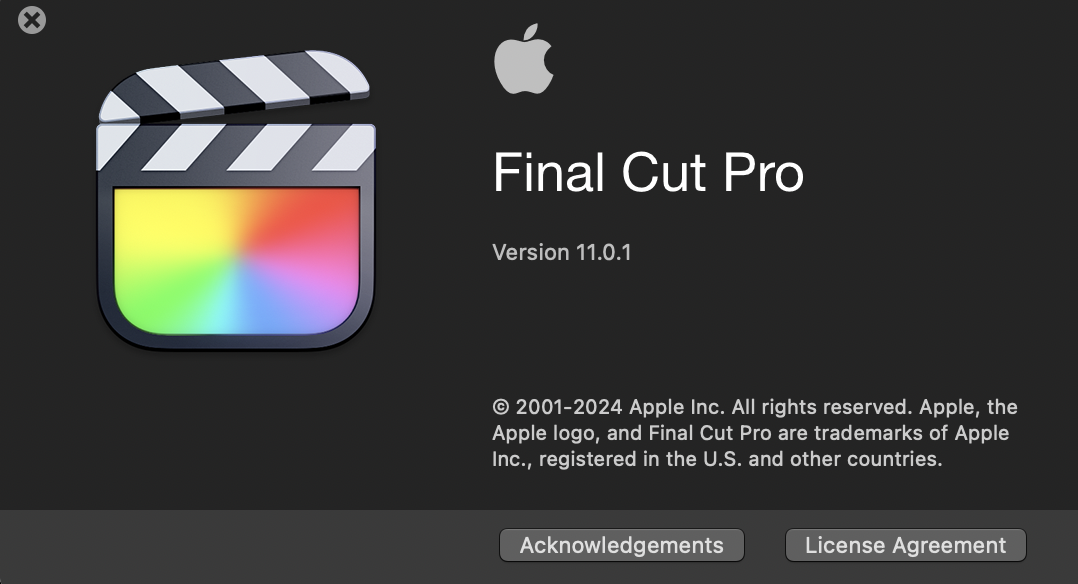 Final Cut Pro 11.0.1 - Newsshooter